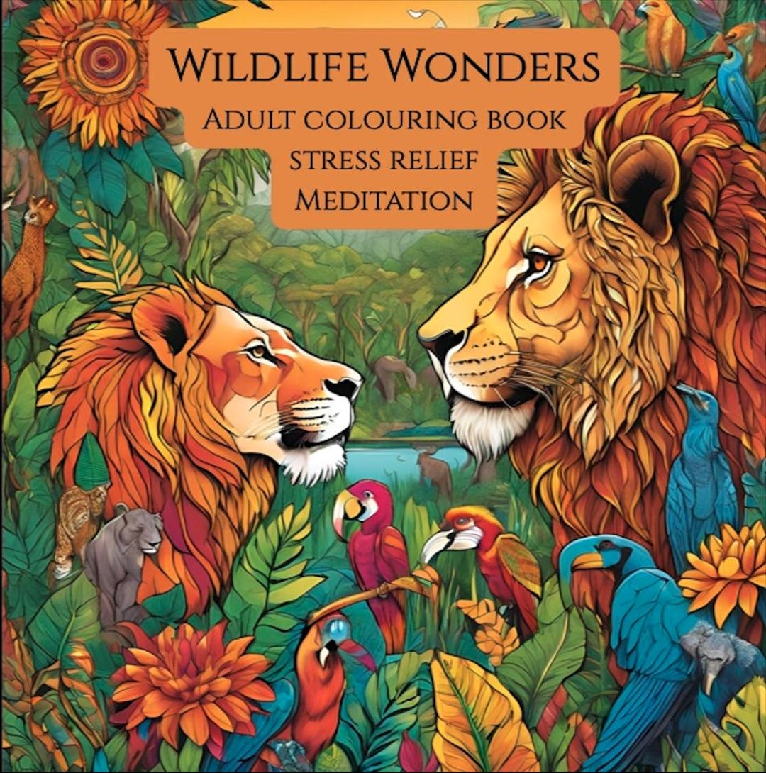 Adult Colouring Book for Stress, Anxiety Relief & Mindfulness ...