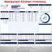 Restaurant Kitchen Inventory Template | Google Sheets Ingredient ...
