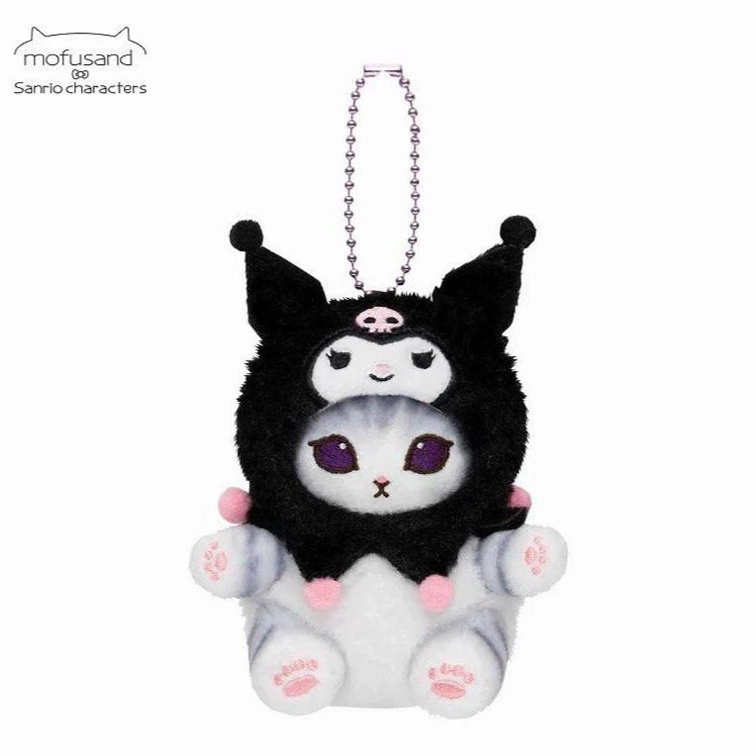 Mofusand Hello Kitty Sanrio Kuromi Kawaii Key Ring Plushie 12CM - Etsy