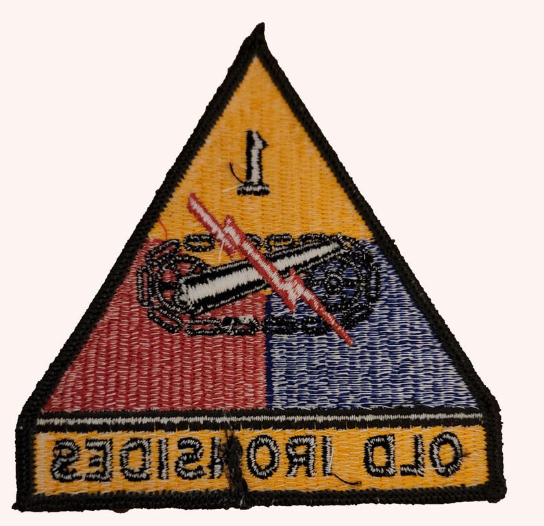 US Army 1st Armored Division Patch - Etsy Australia