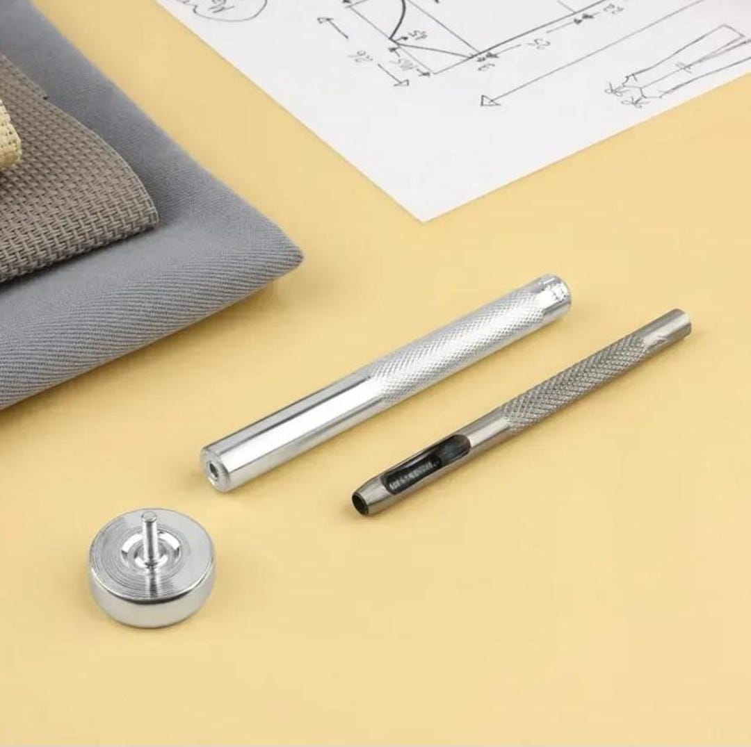 Eyelet Tool Kit, 4mm Grommet Setter, Eyelet Punch Set, Leather Eyelet ...