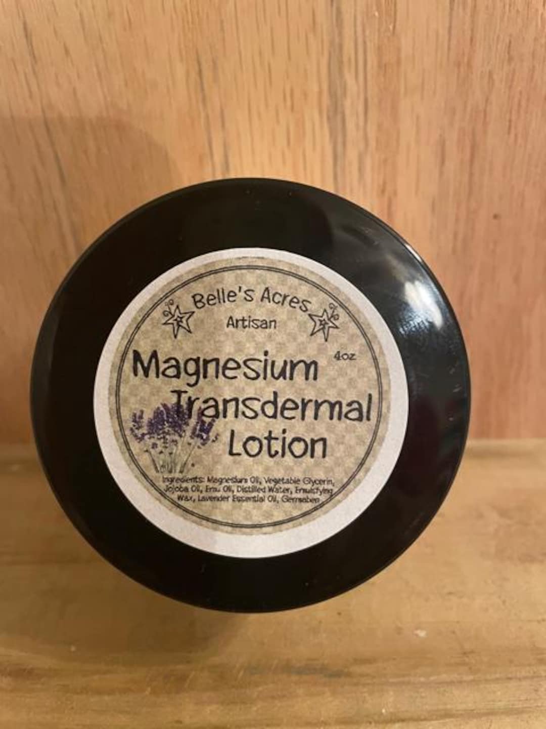 LOTION Magnesium Transdermal Lotion - Etsy