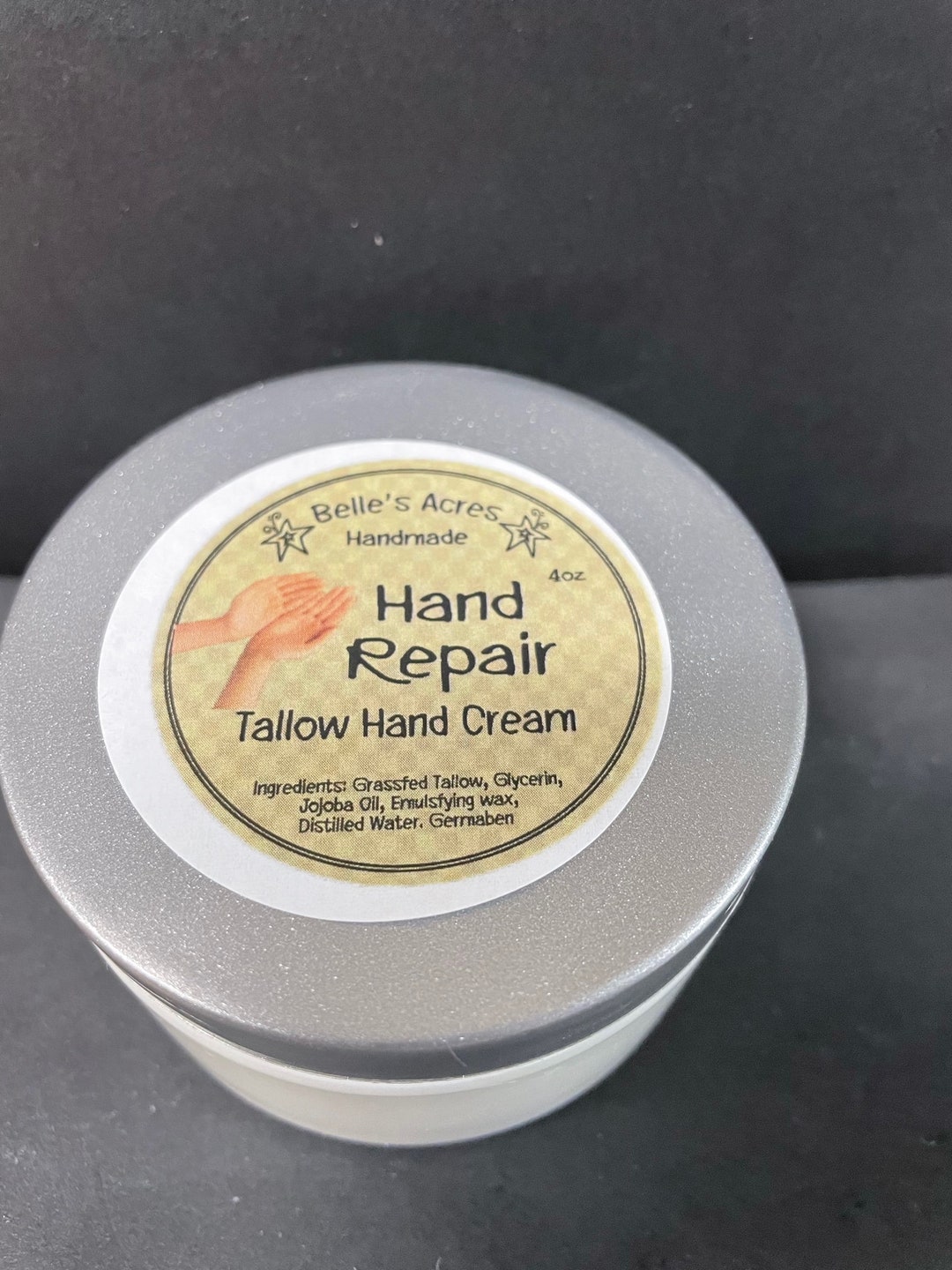 Tallow Hand Cream Thick Rich & Intense Moisture - Etsy