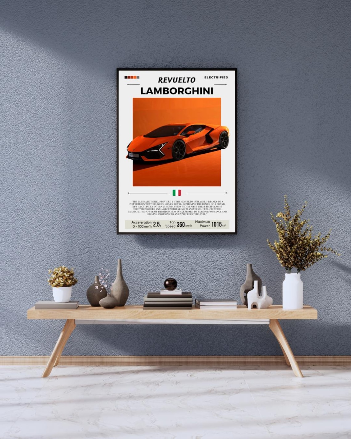 Lamborghini Revuelto Supercar Poster: Fast Car Decor (digital Download ...