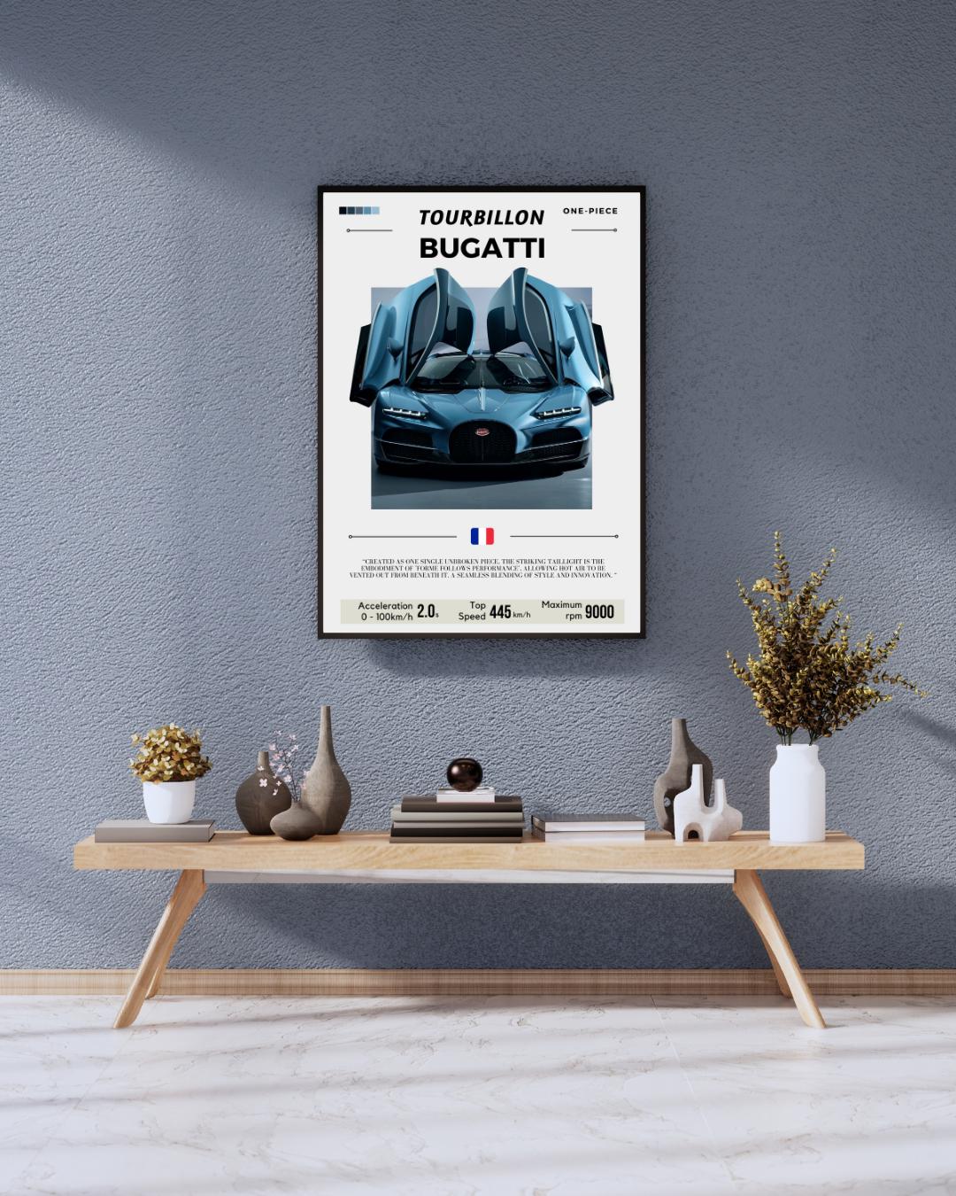 Bugatti Tourbillon Poster: Supercar Wall Art (digital Download) - Etsy