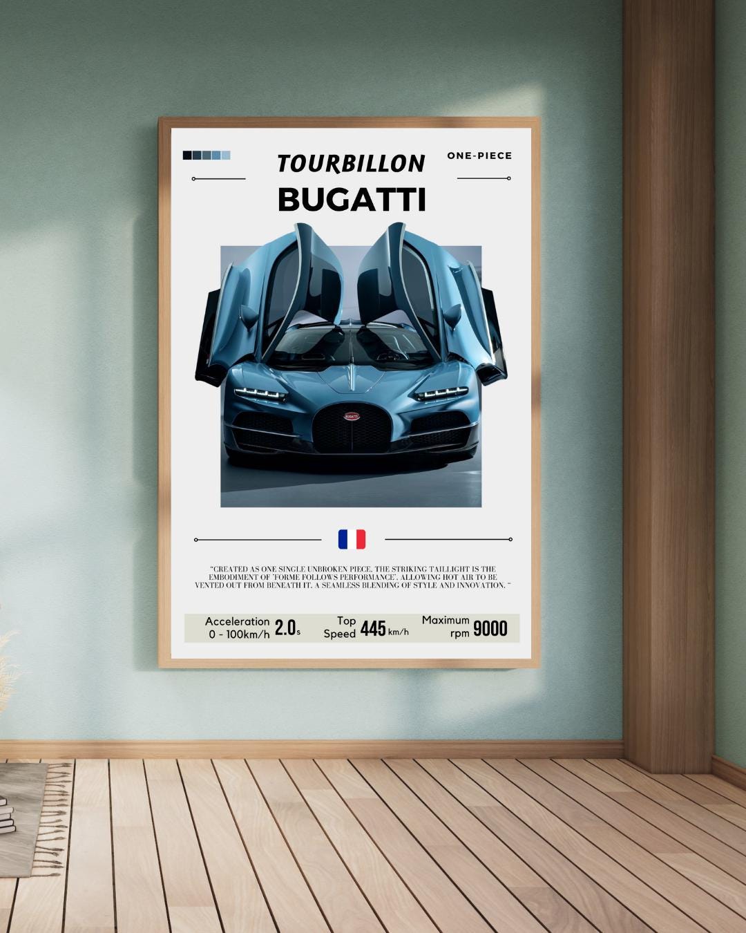 Bugatti Tourbillon Poster: Supercar Wall Art (digital Download) - Etsy