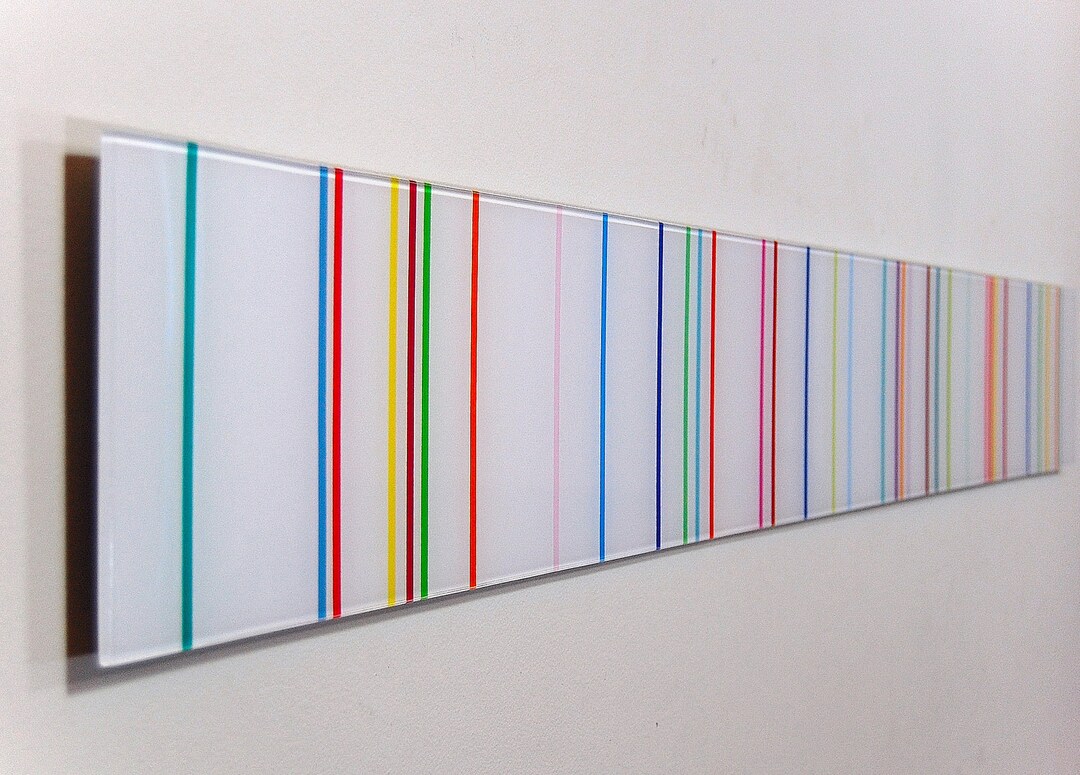 Modern Striped Acrylic Artwork - Etsy