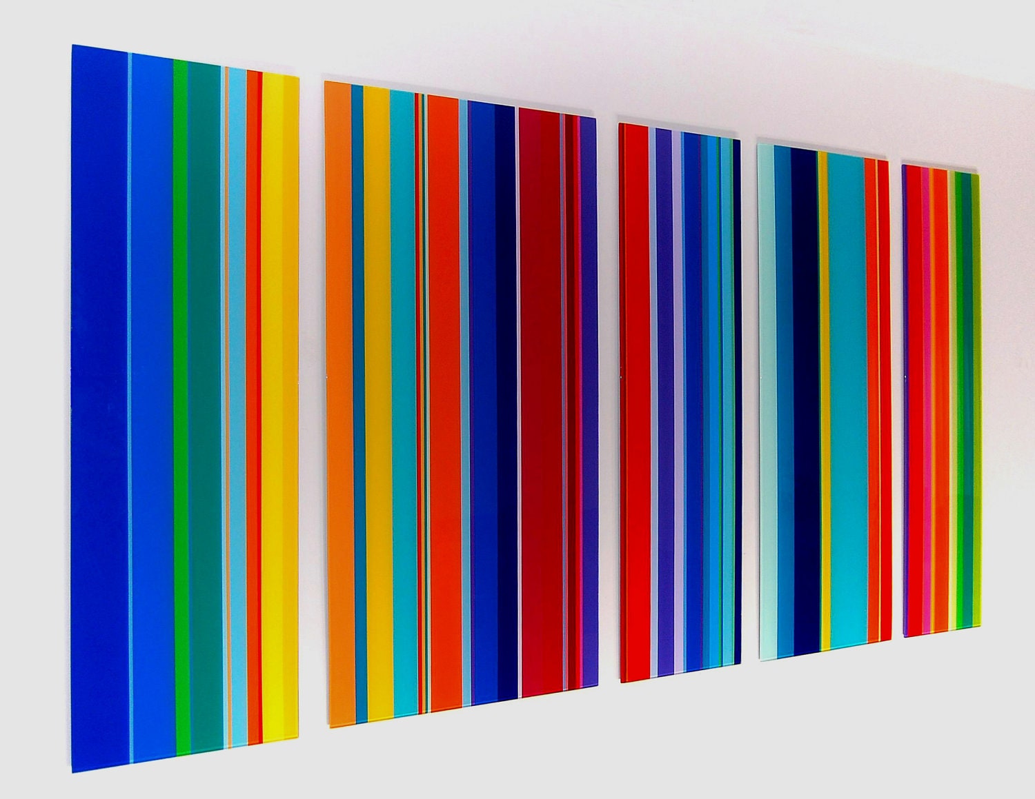 Large Stripes Solid Acrylic Artwork - Etsy