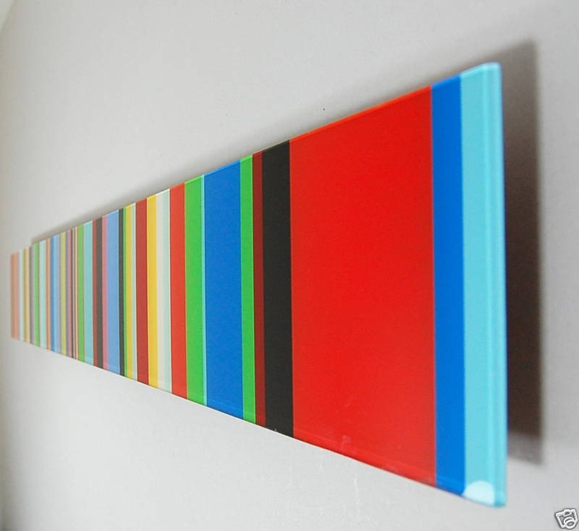 Multicolor Solid Acrylic Painting - Etsy