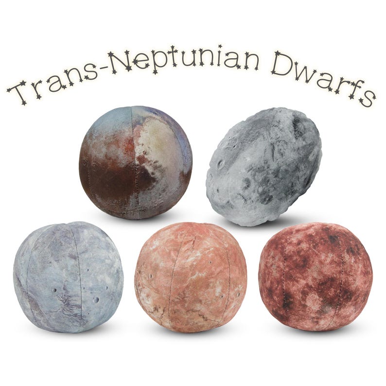 Trans-neptunian Dwarfs Planets Bundle - Educational Toys for Kids and ...