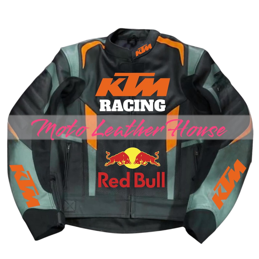 KTM Leather Jacket KTM Racing Jacket KTM Biker Jacket Motorcycle Jacket ...