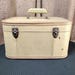 Vintage 1950s J.C. Higgins Sears Brown Gold Train Travel Vanity Make up ...