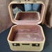 Vintage 1950s J.C. Higgins Sears Brown Gold Train Travel Vanity Make up ...