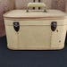 Vintage 1950s J.C. Higgins Sears Brown Gold Train Travel Vanity Make up ...