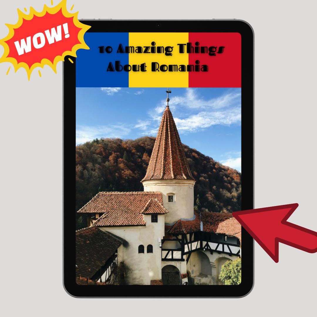 10 Amazing Things About Romania.travel With This PDF in Romania - Etsy