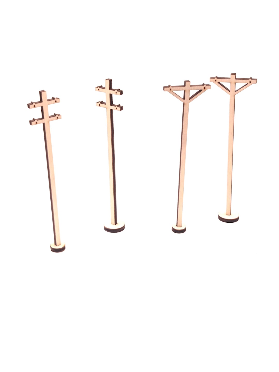 Power Line Poles for 1:64 S Scale Diorama. 20 Wooden Pieces - Etsy