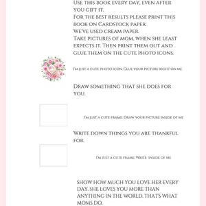 Every Day is My Mother's Day - the Book for Mom - Printable Book for ...