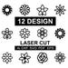 12 Two Dimensional Flower Drawings Suitable for Laser Cutting | Laser ...