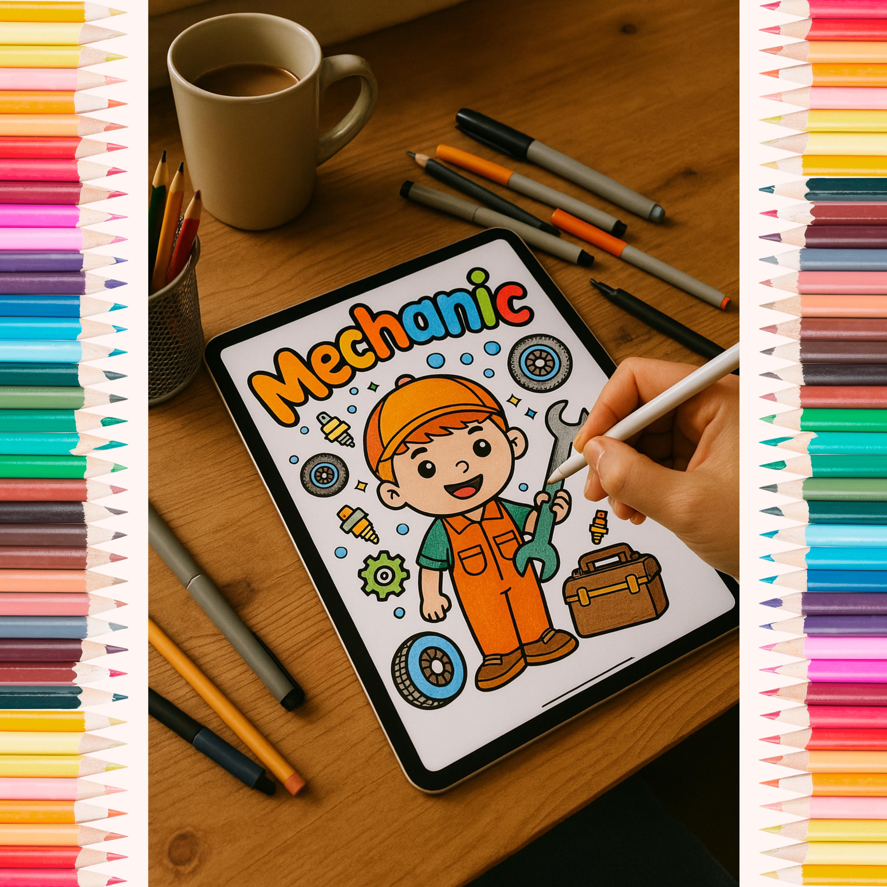 Occupation Coloring Book for Kids: 45 Jobs Activity Pages (PDF Download ...