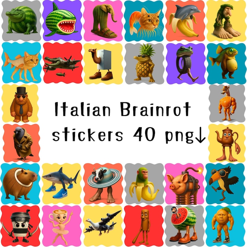 Papercraft Steal a Brainrot - Etsy