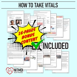 Vital Signs Log, Vital Signs Record, Vital Signs Tracker, Vital Signs ...