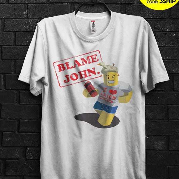 Shedletsky Blame John T Shirt - Etsy