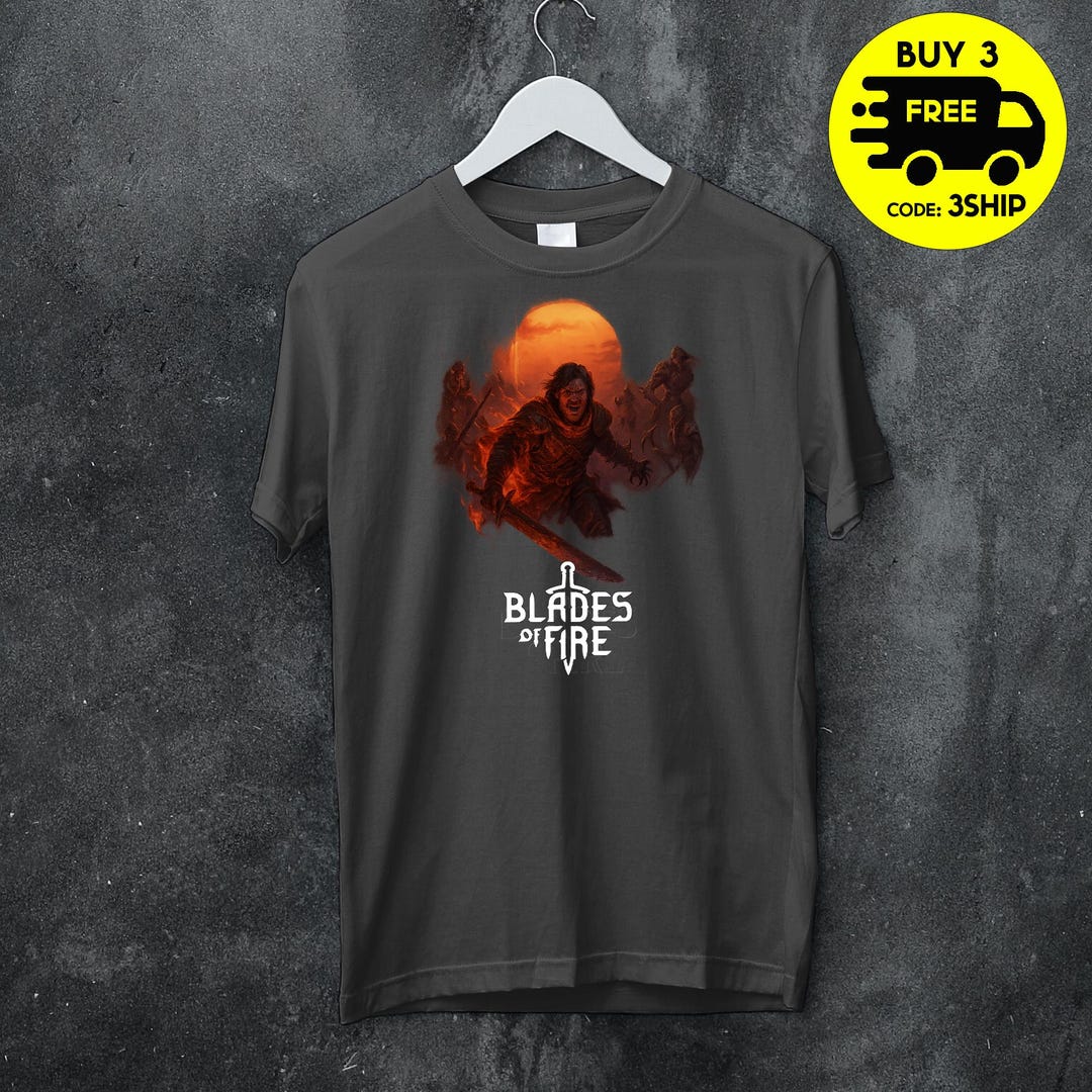 Blades of Fire Official-inspired Shirt - Game Merch Fantasy Sword - RPG ...