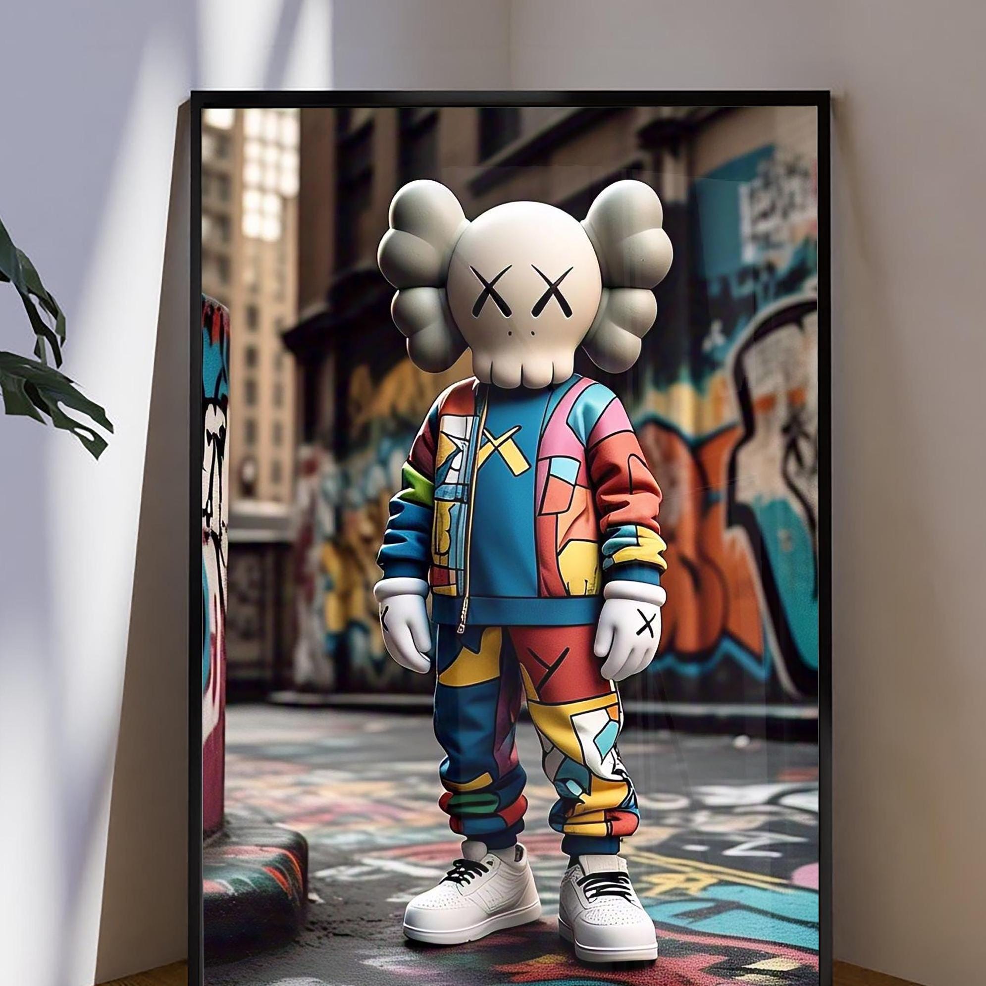 KAWS Street Hypebeast Poster,kaws Street Hypebeast Poster Art Print ...