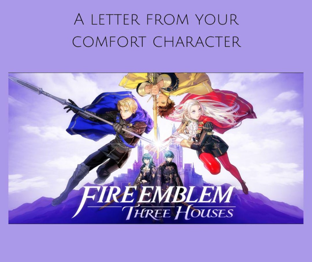 Digital Letter From Fire Emblem: Three Houses Character - Etsy