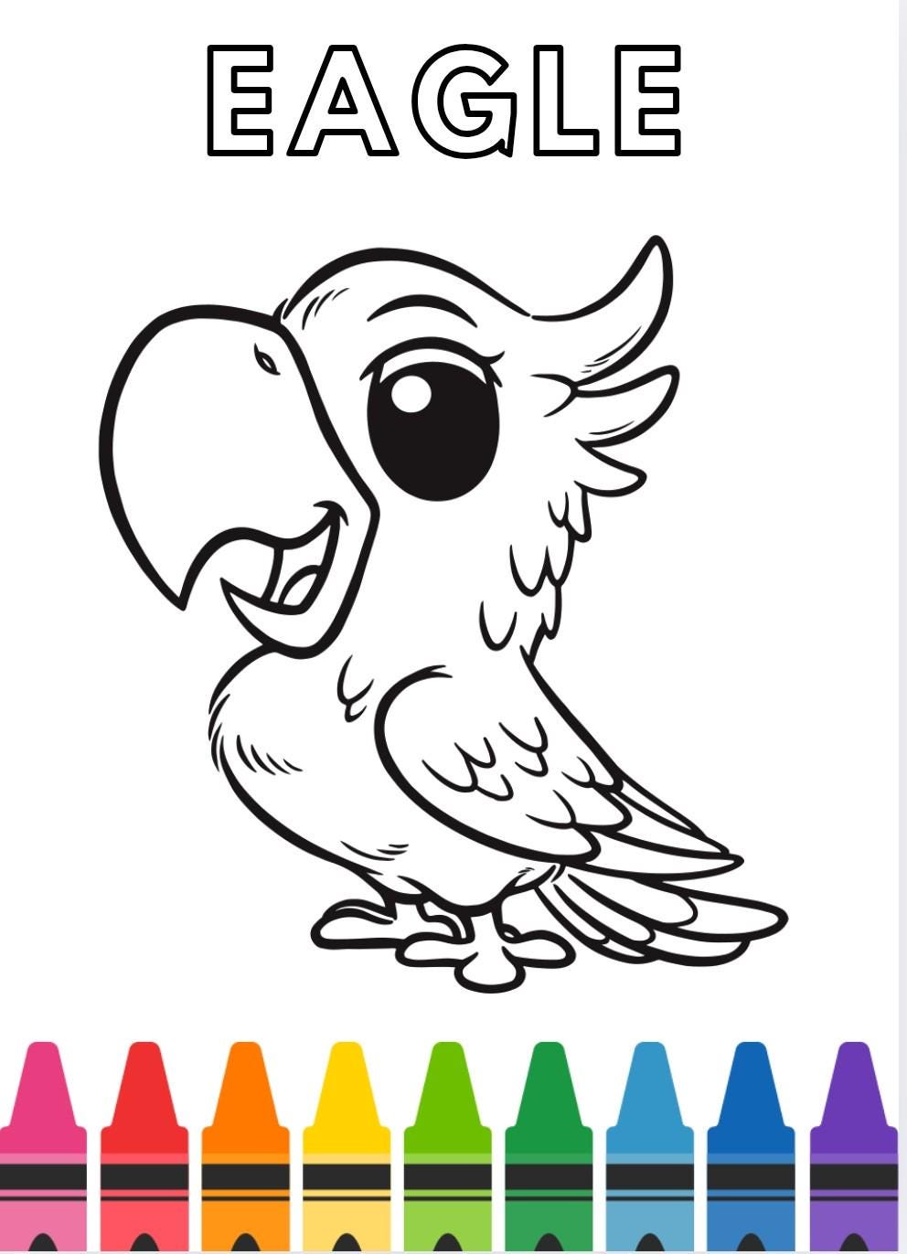 100 Pages Coloring Book Printable for Kids, Activity Books, Busy Books ...
