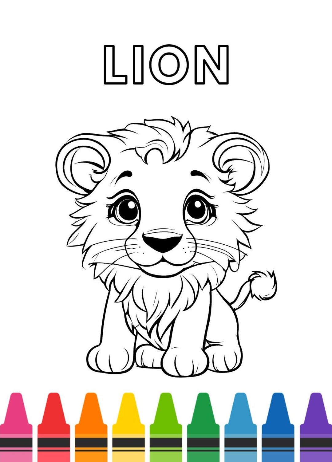100 Pages Coloring Book Printable for Kids, Activity Books, Busy Books ...