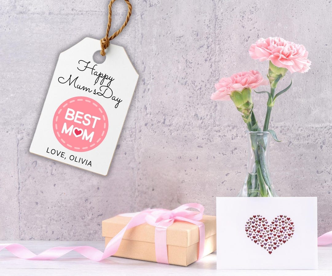 Custom Printable Mother's Day Gift Tags - Personalized, Instant ...