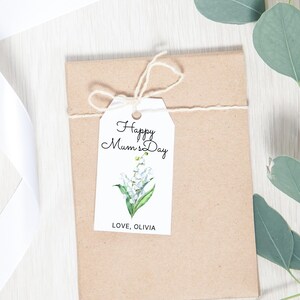 Printable Mother's Day Gift Tags - Customizable, Personalized & Instant ...