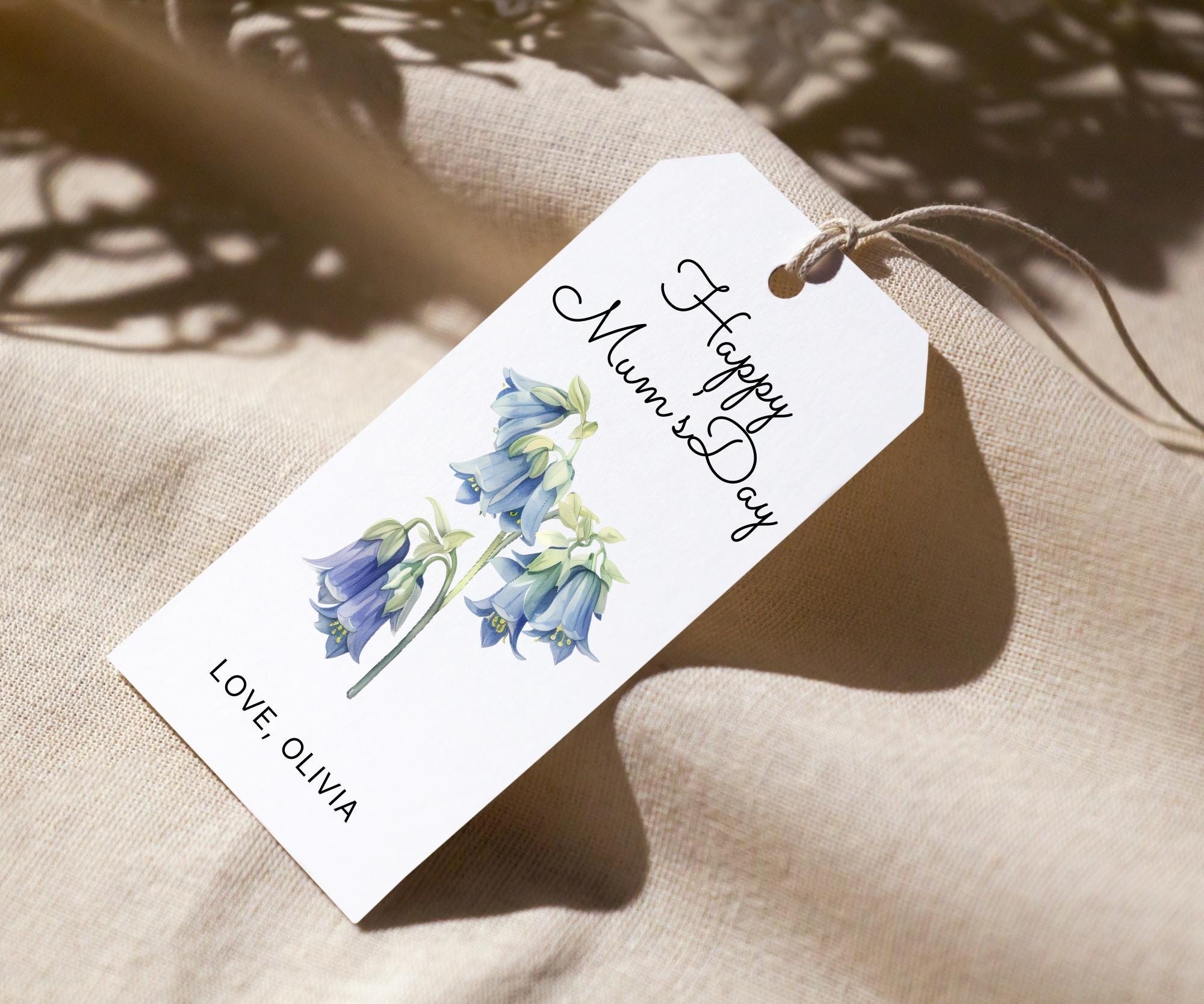 Printable Mother's Day Gift Tags - Customizable, Personalized & Instant ...