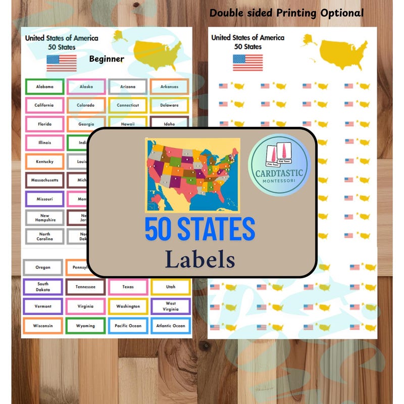 Montessori Map - Etsy
