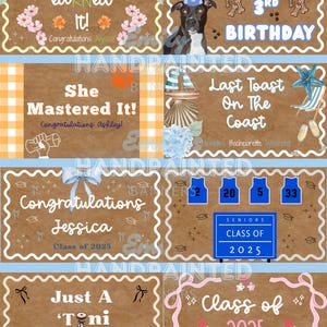 Digital File Brown Paper Banner Template - Etsy