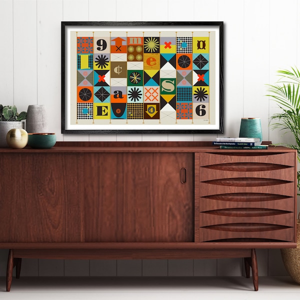 Eames Poster - Etsy