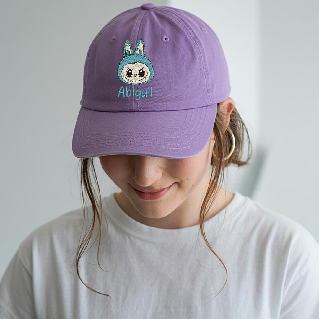 Embroidered Labubu Baseball Kids Cap, Custom Labubu Hat, Labubu ...