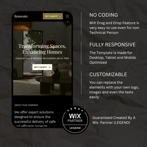 Wix Studio Website Template (home Renovation, Real Estate, Interior ...