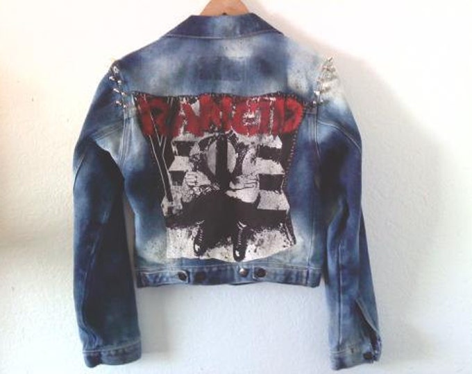 Rancid / Punk Jacket / Denim Jacket / Blue Jean / 90's / - Etsy