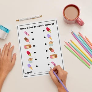 Matching Worksheets for Toddlers | Printable Busy Book Pages ...