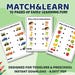 Matching Worksheets for Toddlers | Printable Busy Book Pages ...