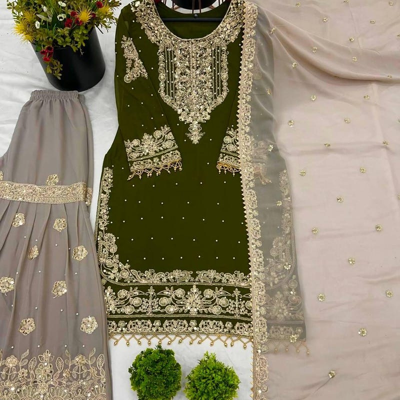 Georgette Wedding Suits - Etsy