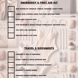 Ultimate Ballet Competition Packing List | Printable Dance Competition ...
