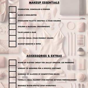 Ultimate Ballet Competition Packing List | Printable Dance Competition ...
