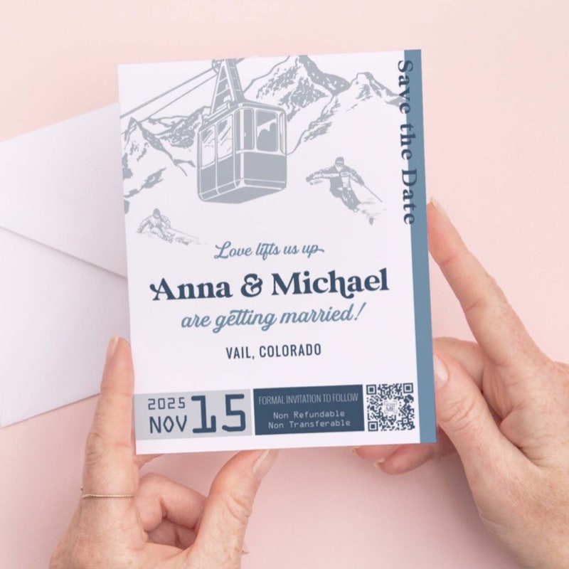 Ticket Save the Date - Etsy