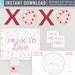 Donut Valentine's Day Breakfast Party Printables - Etsy