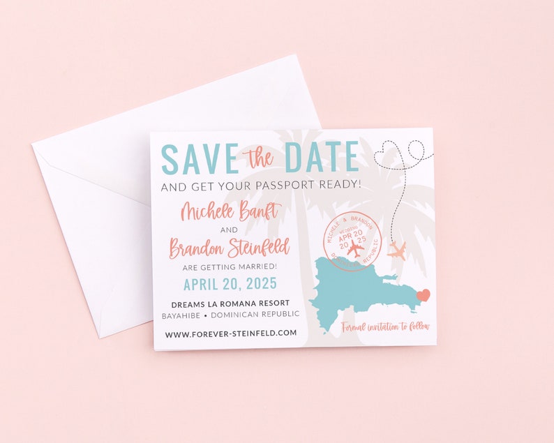 Destination Wedding Save the Date Magnet Available DIY - Etsy
