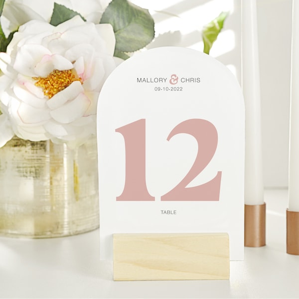 Arch Table Numbers - Etsy