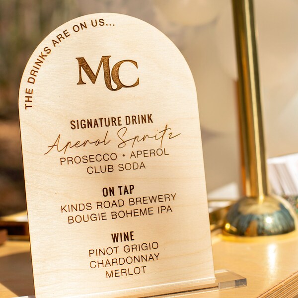 Wood Menu Sign - Etsy